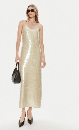 Samsøe & Samsøe Coctailkleid Sally F24100193 Goldfarben Slim Fit