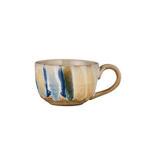Ib Laursen Tasse m/Henkel Trosa Blaue Struktur B: 8,7 H: 6 L: 12,5