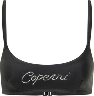 Coperni Femme, Maillots de bain, Noir, Taille: 40 FR Haut de bikini &agrave; col rond