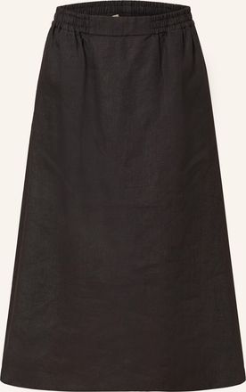 Lilienfels Lilienfels Leinenrock schwarz