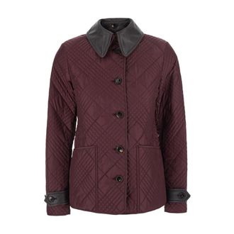 Burberry Fernleigh LTH - - Jackets - Damen - Rot - S