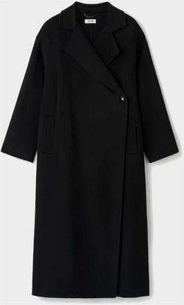 Soft Goat Femme, Manteaux, Noir, Taille: 38 FR Manteau crois&eacute;
