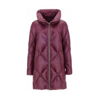 Herno Leichte Steppjacke im Diamantmuster - - Coats - Damen - Rosa - S
