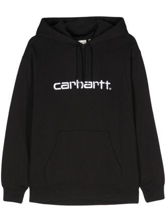 Carhartt Work in Progress hoodie à logo brodé - Noir