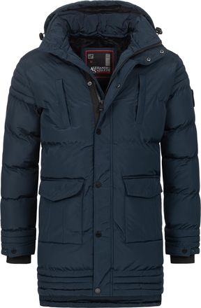 Alessandro Salvarini Herren Winterjacke AS285 mit Teddyfell & abnehmbarer Kapuze