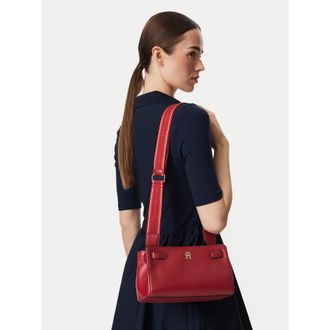 Tommy Hilfiger Handtasche Tommy Hilfiger Th Joy Crossover AW0AW19065 Rot