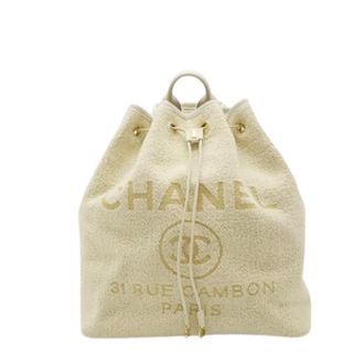 Chanel Sac Seau en Cuir Pre-owned - Femme - Pre-owned - Beige - Taille: ONE Size