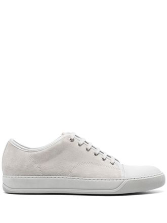Lanvin baskets DBB1 en daim - Gris