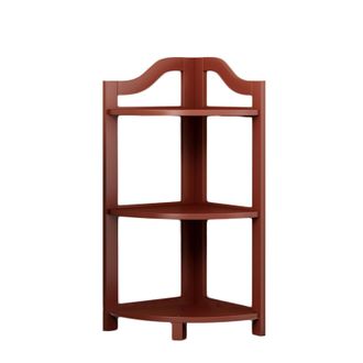 Generic Eck-B&uuml;cherregal mit 3-6 Ebenen, B&uuml;cherregal aus Holz, kleines und schmales B&uuml;cherregal, geeignet for die Aufbewahrung von B&uuml;chern, Fotoalben und Dekor