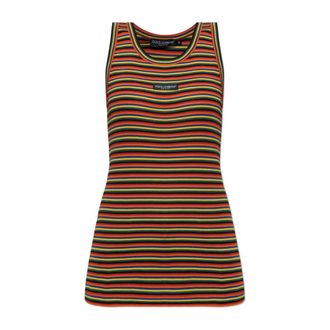 Dolce & Gabbana Gestreiftes Oberteil - - Tops - Damen - Mehrfarbig - M