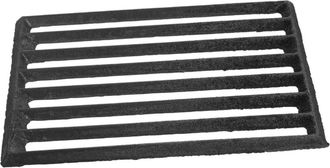 Valiclud Feuerrost aus Dickem Eisen Rechteckiger Grillrost für Kaminofen und Feuerschale Hochtemperaturbeständig Robust und Verformungsfest für Holzofen und Ou