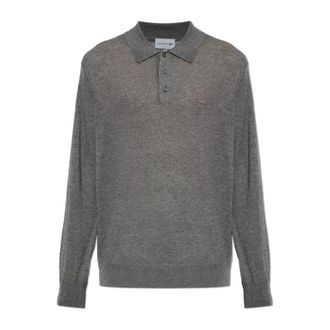Lacoste Polo-Pullover aus Kaschmir-Mix - - Knitwear - Herren - Grau - 2XL