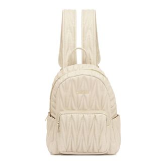 Kazar Gepolsterter Leder-Rucksack - - Bags - Damen - Beige - ONE SIZE