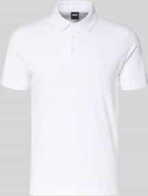 HUGO BOSS Poloshirt mit Brand-Schriftzug