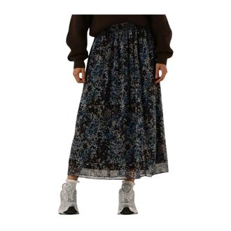 Catwalk Junkie Cloudy Leaves Midi Rock - - Skirts - Damen - Mehrfarbig - XS