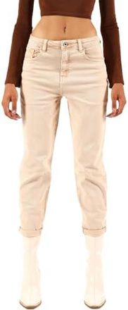 JOPHY & CO. Pantalon femme avec cinq poches en coton élastique (cod.1372), Beige clair., M
