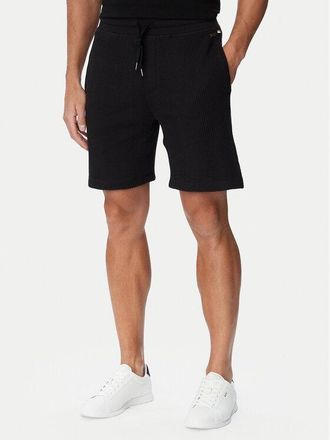 HUGO BOSS Sportshorts Structure 50540581 Schwarz Regular Fit