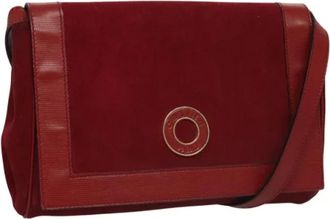Celine Pre-owned Daim sacs-celine - Femme - Pre-owned - Rouge - Taille: ONE Size