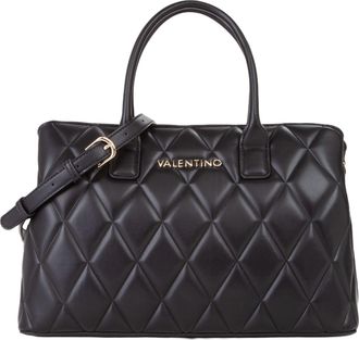 Valentino Handtasche Umh&auml;ngetasche Frisia Shopping Bag Nero schwarz