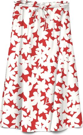 Vero Moda Damen Vmdicthe N/W Ankle Skirt WVN Ga, Fiery Red, M