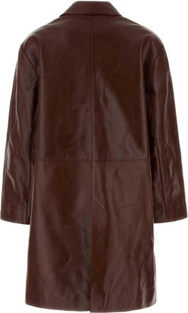 SOEUR Logan Coat - Brown