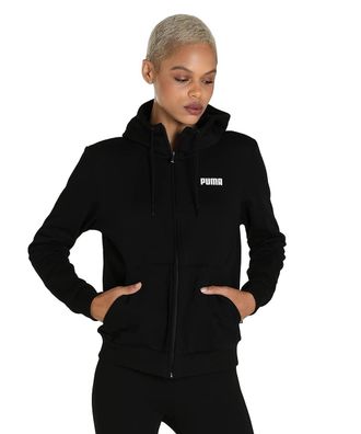 Puma Puma Damen Tops Essentials Damen-Hoodie in voller Länge mit durchgehendem Reißverschluss XS Black