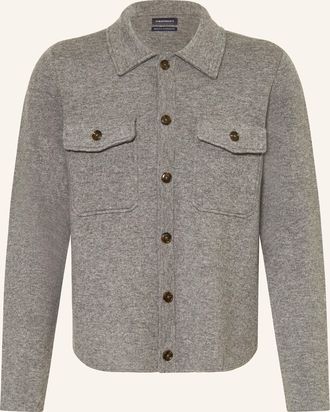 Strokesman's Strokesmans Strickjacke Aus Merinowolle grau