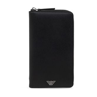 Emporio Armani Homme, Accessoires, Noir, Taille: ONE Size Portefeuille Organiseur