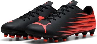 Puma Puma ATTACANTO II FG/AG Fu&szlig;ballschuh f&uuml;r Herren, schwarz-Leuchtend rot, 10.5 UK