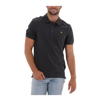 Lyle & Scott Einfarbiges Poloshirt - - Tops - Herren - Grau - S