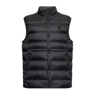 Moncler Homme, Vestes, Noir, Taille: S Gilet en duvet Plaret