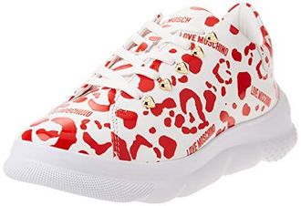 Love Moschino Chaussures pour Femme, Collection Primavera été 2021, Rouge, 38 EU