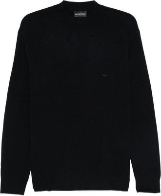 Emporio Armani Rundhalspullover - Blau