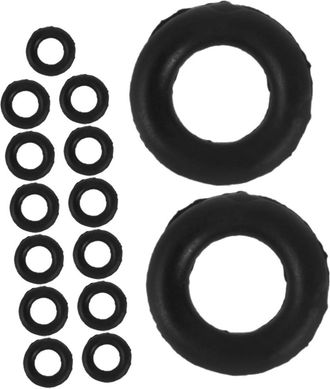 DOITOOL 15 Stück Teiliges Gummiringe für Nähmaschine Langlebige Ersatz Rubber Bobbin Ringe für Fußpedal und Spulenwickler Kompatibel mit Haushaltsnähmaschinen