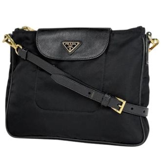 Prada Pre-owned Nylon Shoulder Bag - - Pre-owned - Damen - Schwarzk - ONE SIZE