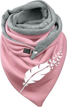 Generic &Eacute;charpe Triangle Femme Hiver Chic Vintage &Eacute;charpe Boutonn&eacute;e Coton Doux Wrap Scarf Ch&acirc;les Pas Cher