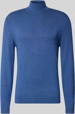 Mc Neal Slim Fit Rollkragenpullover aus Viskose-Mix