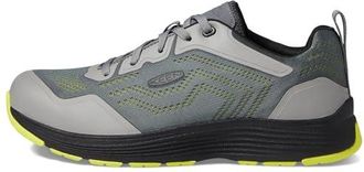 Keen Mens Sparta 2 Low Height Alloy Toe ESD Industrial Work Sneakers, Steel Grey/Evening Primrose, 8.5 Wide