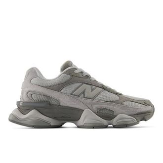 New Balance Unisex 9060R in Grau, Wildleder/Mesh, Gr&ouml;&szlig;e 37.5