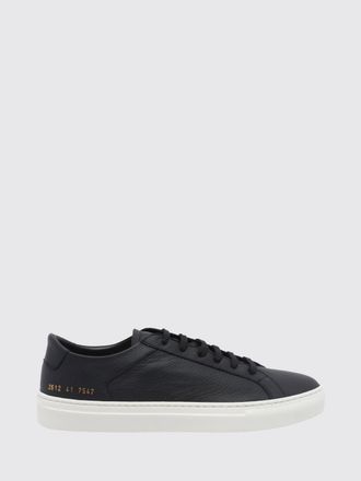 Common Projects Achilles Low-Top-Sneakers aus genarbtem Leder mit Logo