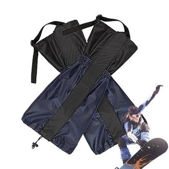 Generic Gu&ecirc;tres de neige - Coupe-vent, l&eacute;ger, imperm&eacute;able et r&eacute;glable | Couvre-jambes | Pour le sport, les voyages, la randonn&eacute;e, lentra&icirc;nement, le camping, l