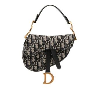 Dior Pre-owned Canvas Schultertasche - - Pre-owned - Damen - Blau - ONE SIZE