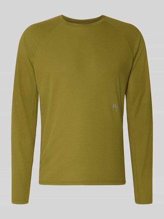 Halo Longsleeve mit Label-Print Modell SORONA