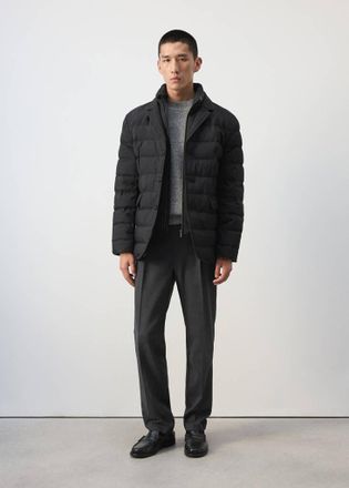 Mango Anorak rembourrage water repellent noir - Homme - XXL - MANGO MAN