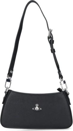 Vivienne Westwood Hobo Bags - Tasha Shoulder Bag In Black Fabric - Gr. unisize - in Schwarz - f&uuml;r Damen