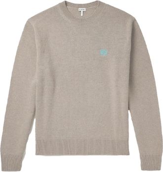 Loewe Pullover aus Wolle - - Knitwear - Herren - Grau - L