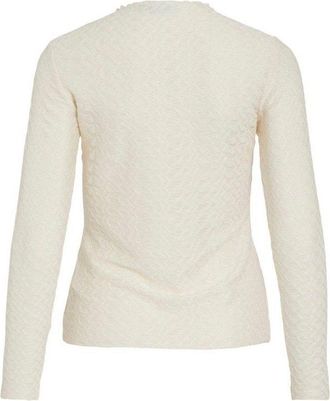 Vila Langarmshirt VISAGARA FUNNELNECK