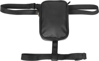 Hemoton Stoßfeste PU Beintasche mit Verstellbarem Gürtel Leichte Outdoor Handytasche für Joggen Radfahren und Reisen Multifunktionaler Sport Beutel für Mobilt