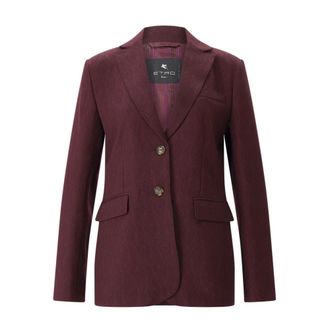 Etro Einknopf-Paisley-Blazer - - Jackets - Damen - Rot - 2XS