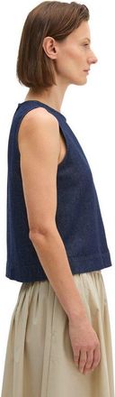 Marc O'Polo Jeansbluse aus Organic-Cotton-Leinen-Mix